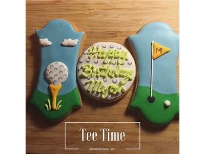 Tee Off with Delicious: Golf-Themed Cookies: home decor